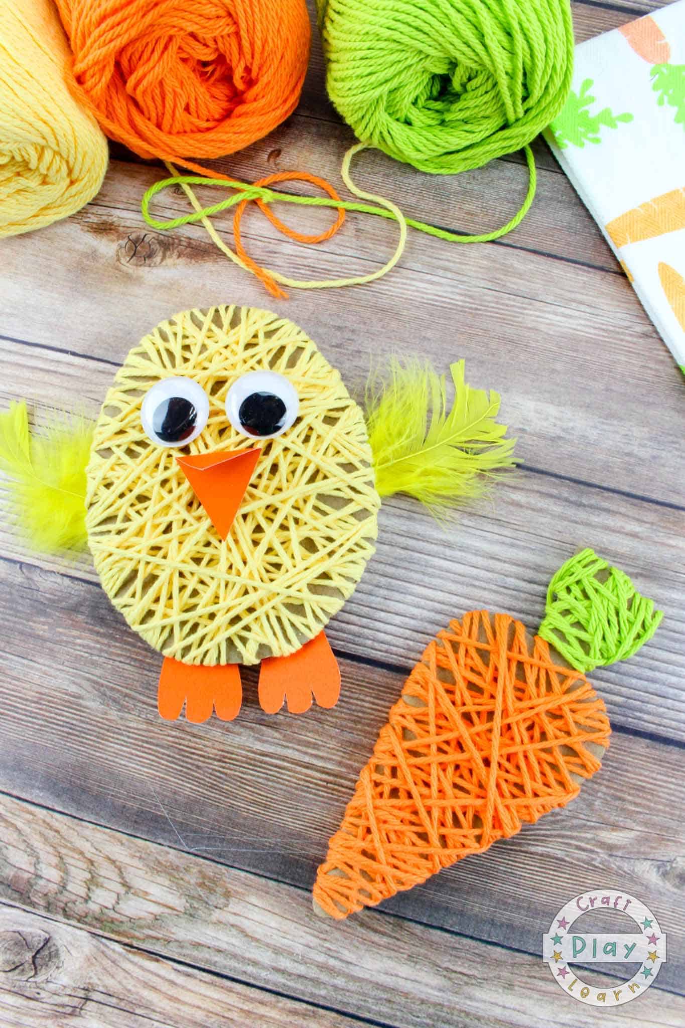 Easy yarn crafts for kids store